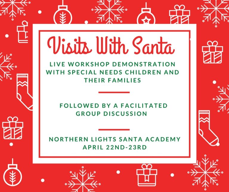 Live Santa Visits with Special Needs Children at the Northern Lights ...